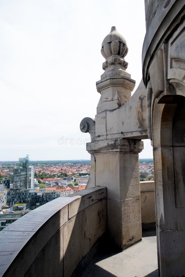 Total View on the Built Structure of the Tower of the New Civil Hall in ...