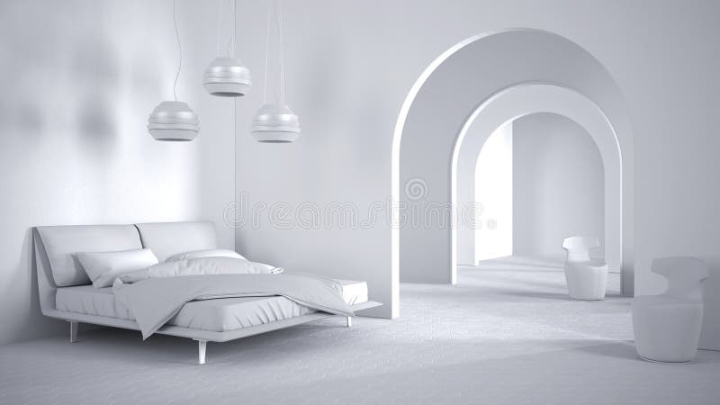 Classic Metaphysics Surreal Interior Design, Living Room with Ceramic ...