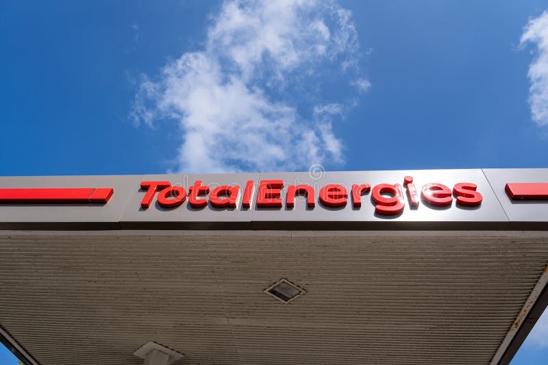 TotalEnergies gas station editorial stock photo. Image of brand - 323268963