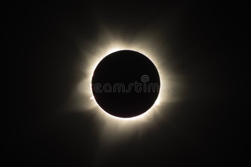 Totality during the 2023 Australian Total Solar Eclipse in Exmouth ...