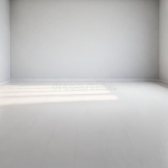 Totally Empty Room with Walls Devoid of Objects Stock Illustration ...