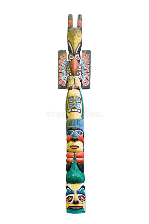Totem indien image stock. Image du tribal, pierre, prière - 3738483