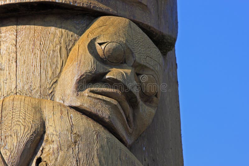 Totem pole stock photo. Image of pantheon, heirarchy, primitive - 1753830