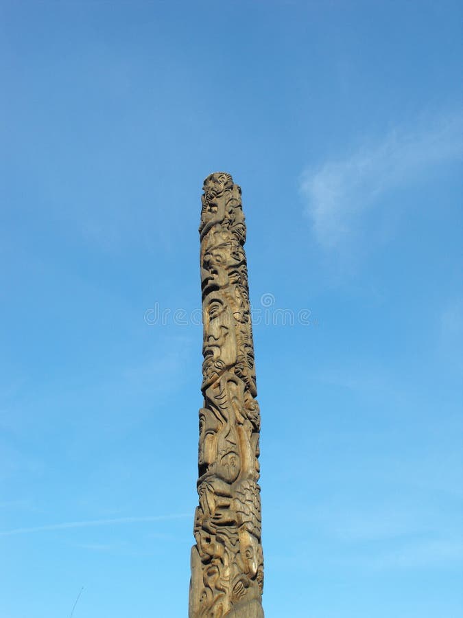 Totemic pole stock photo. Image of south, totem, artist - 7443496