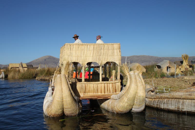 Totora boat, Peru editorial photography. Image of adventure - 22249312