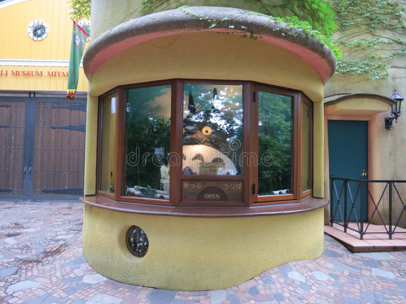 Totoro in the Ticket Booth of Ghibli Museum Editorial Stock Image ...
