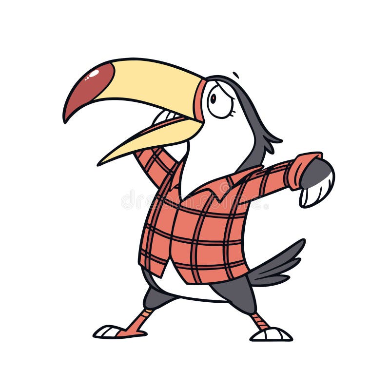 Toucan Dancing in Ballroom stock illustration. Illustration of ...