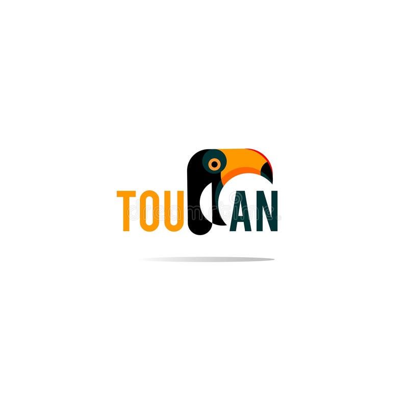 Simple Toucan Bird Logo. Toucan Head Icon Vector Illustration Stock ...