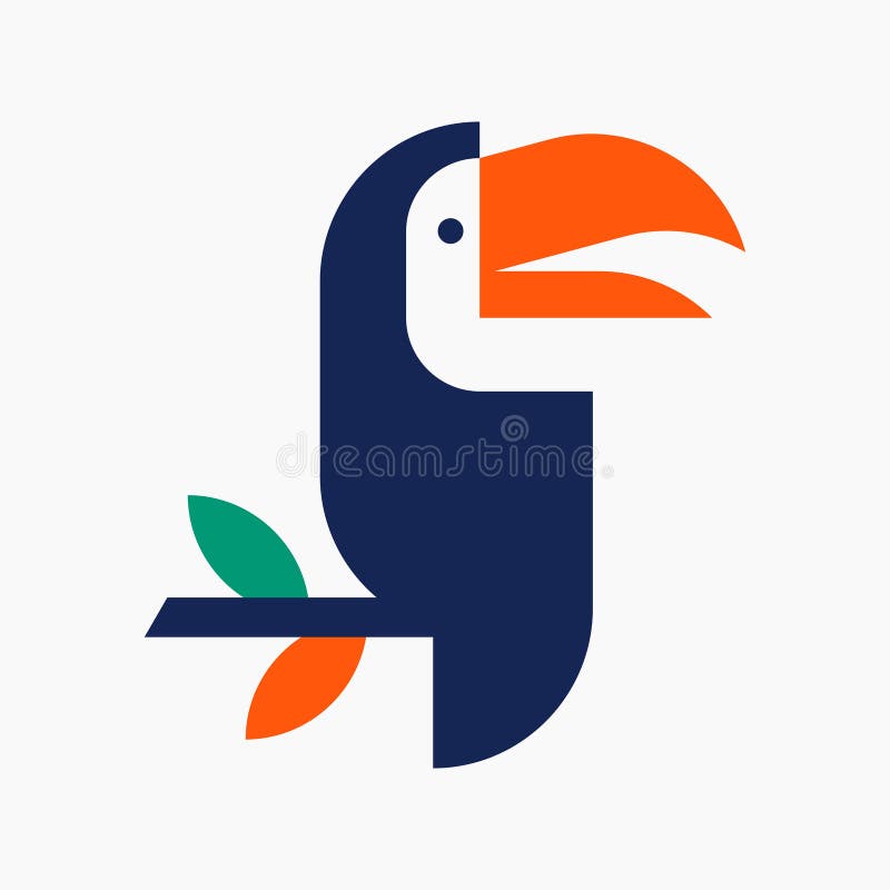 Toucan Logo stock vector. Illustration of logo, parrot - 274078684