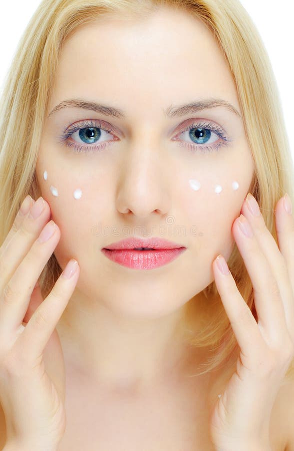 Touch stock image. Image of caucasian, eyes, facial, clean - 13773149