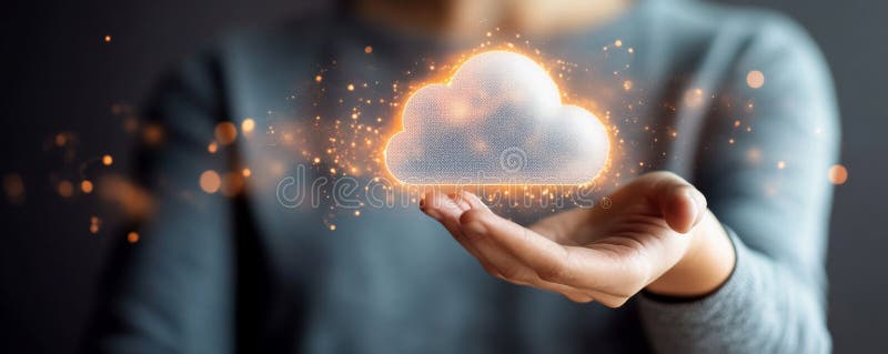 Touch Cloud Service Holograms, Synchronization Sign, and Files Transfer ...