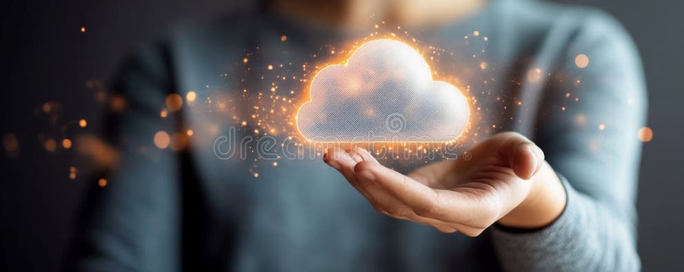 Touch Cloud Service Holograms, Synchronization Sign, and Files Transfer ...