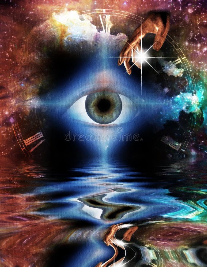 Touch of God stock illustration. Illustration of gesture - 109142175