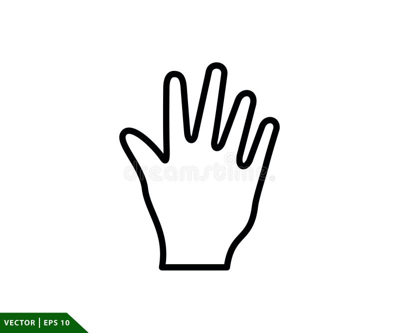 Touch Icon Vector Logo Template Stock Vector - Illustration of press ...