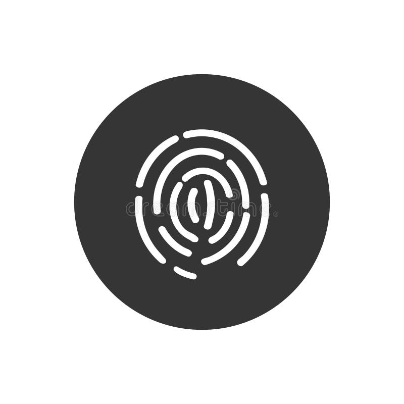 Touch Id Button, Web. ID App Icon Stock Vector - Illustration of ...