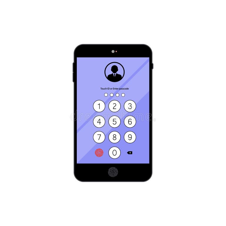 Enter Passcode Stock Illustrations – 440 Enter Passcode Stock ...