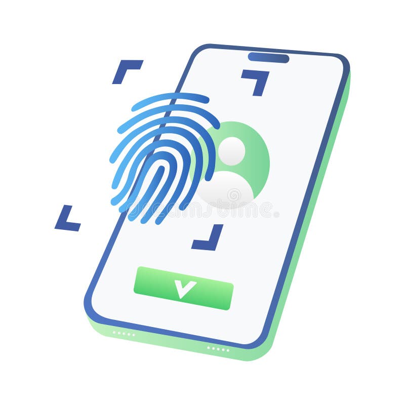 Touch Id Face Id Icon Stock Illustrations – 803 Touch Id Face Id Icon ...