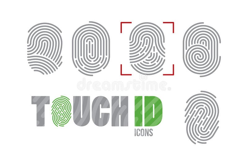 Fingerprint Reader Icons Stock Illustrations – 101 Fingerprint Reader ...