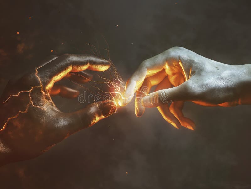 Glowing Red Energy Portals in Dark Space Stock Photo - Image of rings ...