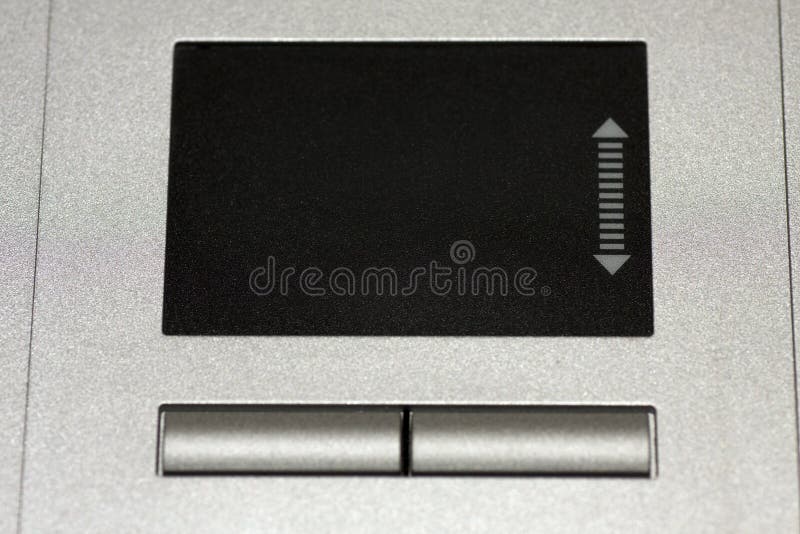 Touch pad stock photo. Image of close, button, silver - 12577494