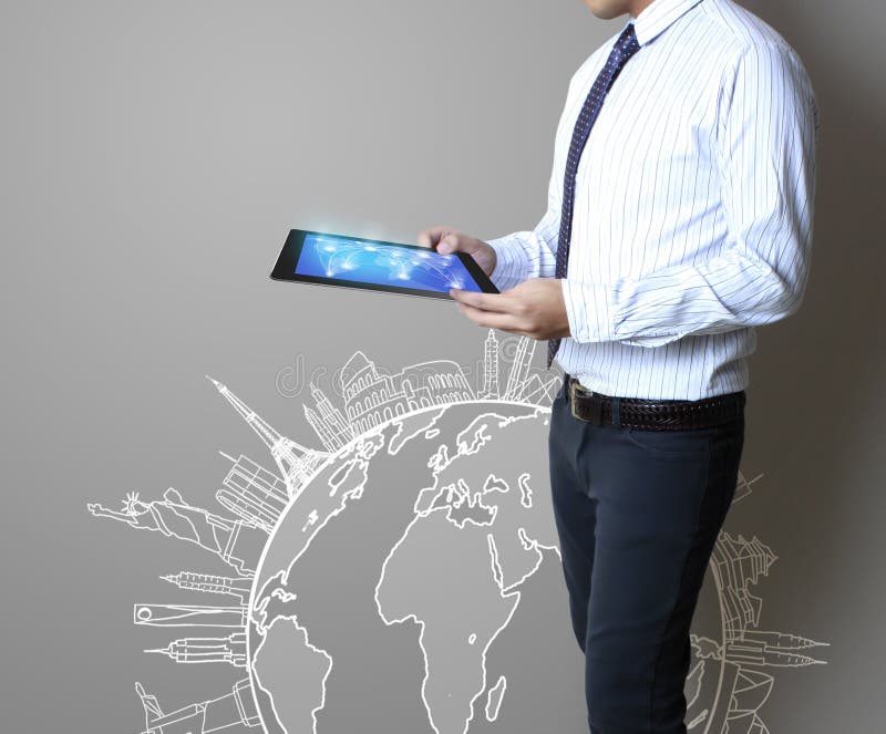 Touch pad concept stock photo. Image of media, news, internet - 23509504