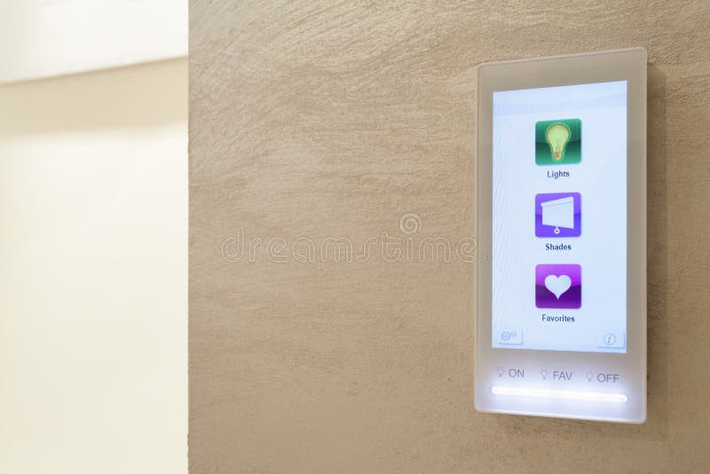 Intelligent House, Smart Home and Home Automation Concept. Symbol of ...