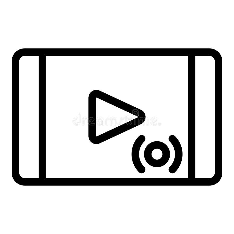 Touch Phone Icon Outline Vector. Screen Digital Stock Vector ...