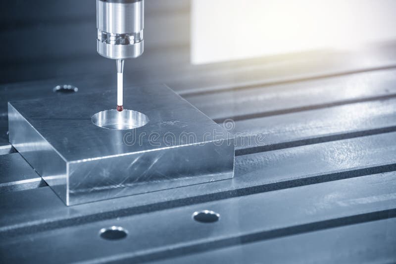 The Touch Probe Attach on the CNC Milling Machine for Finding the ...