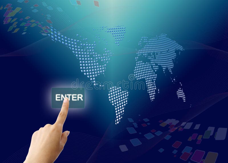 Touch screen stock photo. Image of corporate, design - 22072152