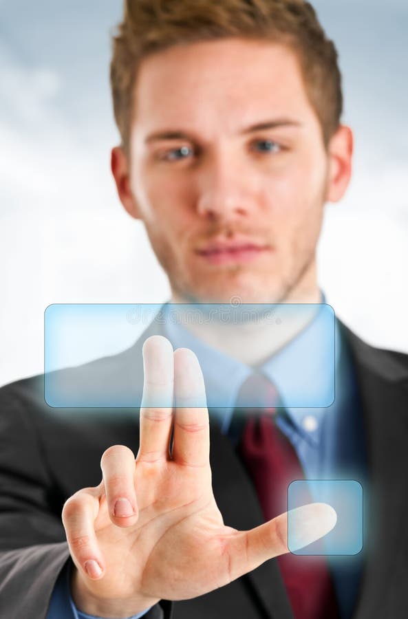 Touch screen stock photo. Image of internet, finance - 29837762