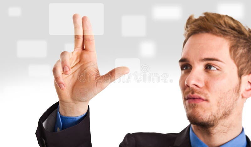 Touch screen stock photo. Image of internet, finance - 29837762