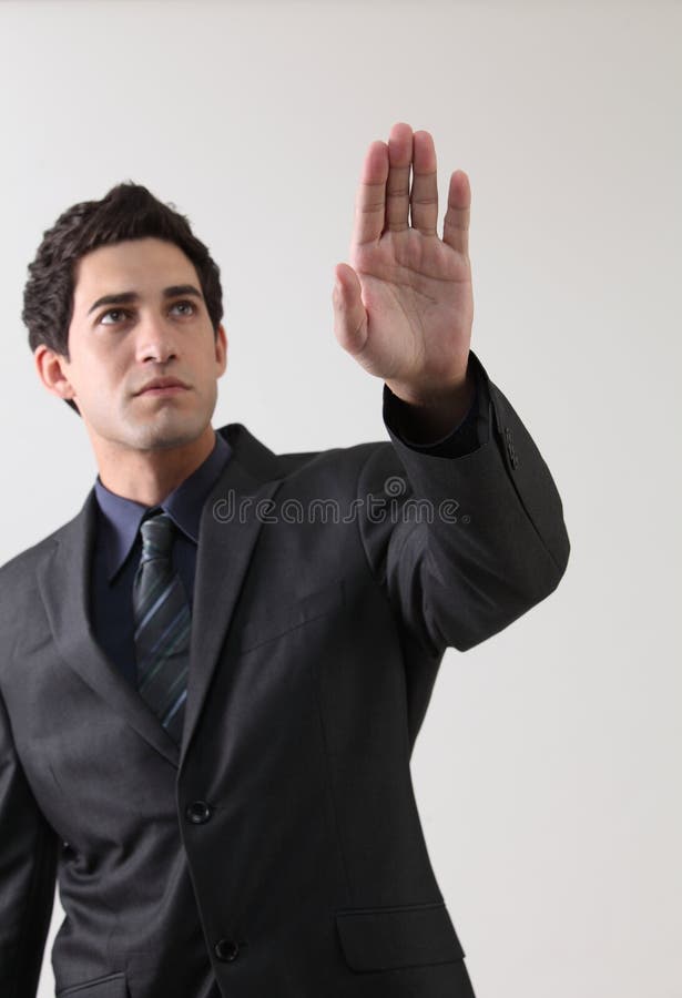 Touch screen stock image. Image of connection, finger - 24809811