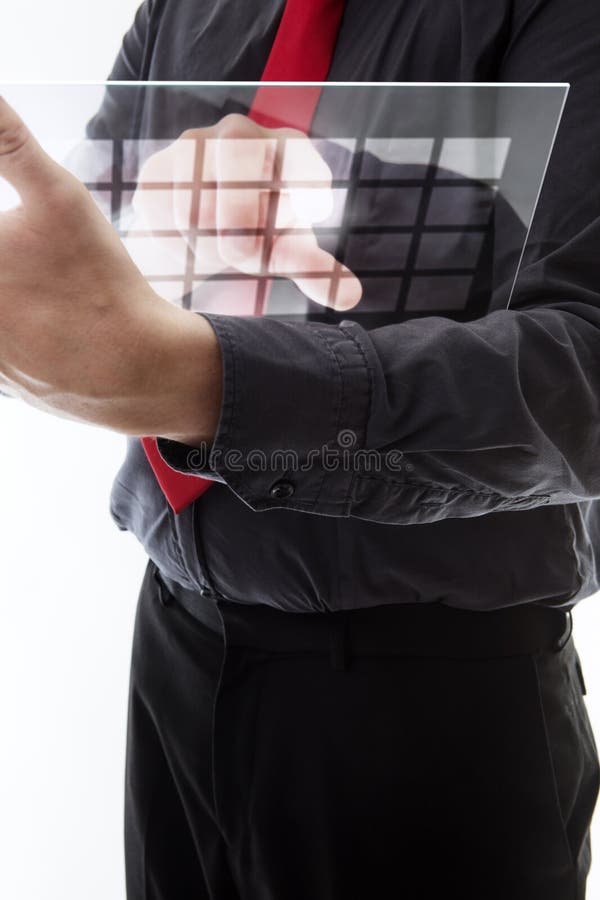 Touch screen stock image. Image of choose, communication - 43246271