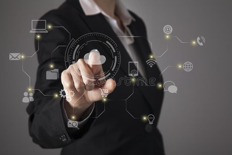 Touch Screen stock illustration. Illustration of interface - 43391699