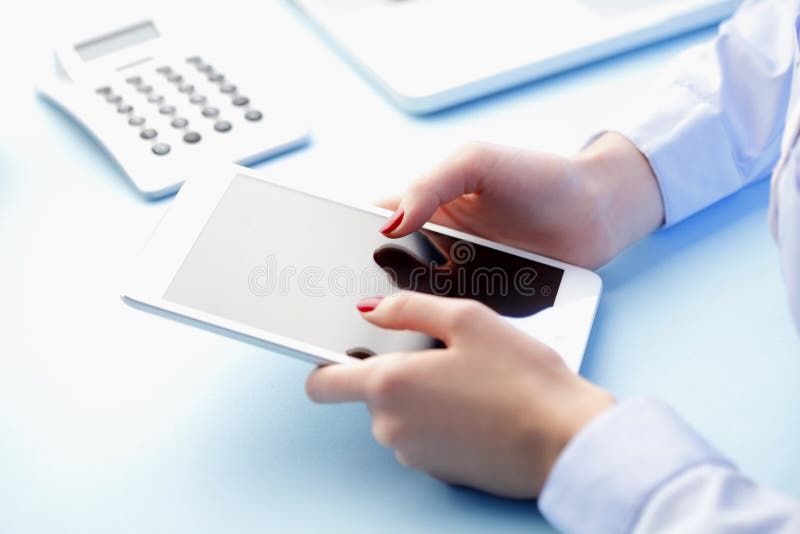 Touch screen stock image. Image of people, finger, communication - 53498457