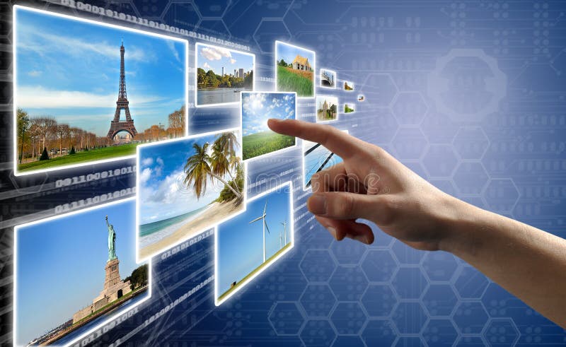 Touch screen interface stock photo. Image of hightech - 28636582