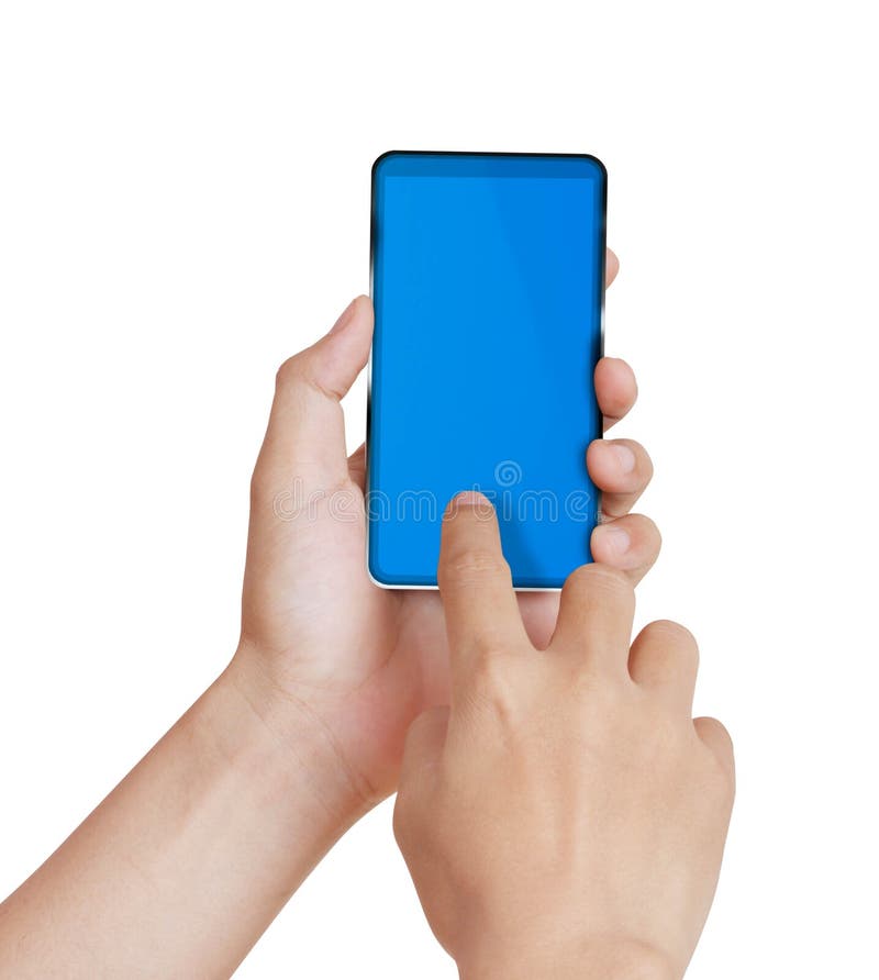 Touch screen mobile phone stock image. Image of blank - 24414137