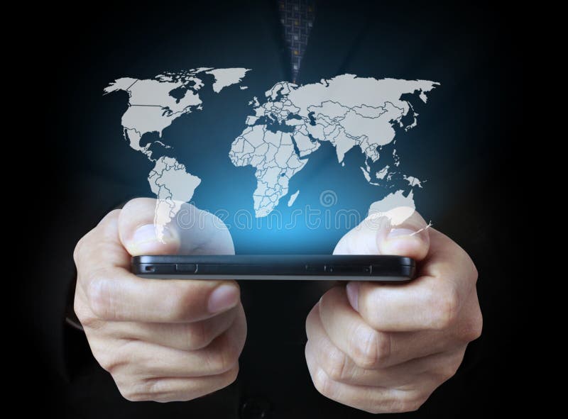 Touch screen mobile phone stock photo. Image of modern - 40391378