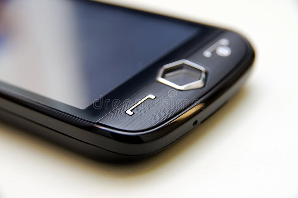 Touch screen PDA stock image. Image of metallic, sleek - 11039861