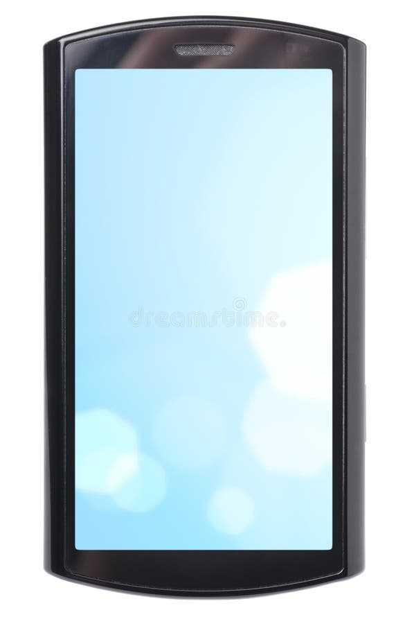 Touch screen phone stock photo. Image of object, network - 18041414
