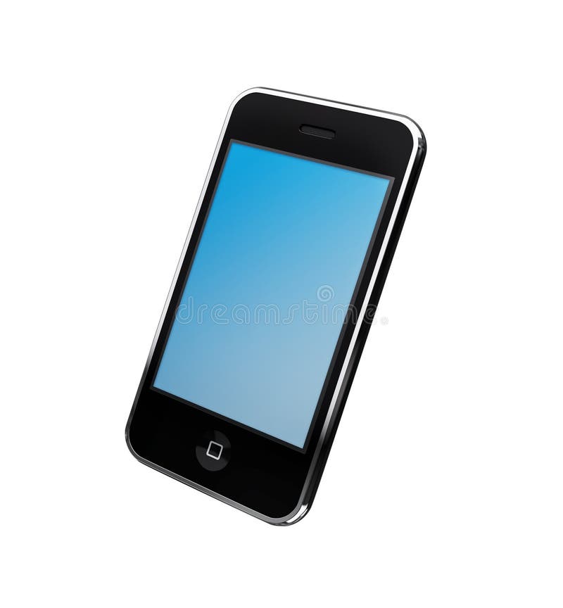 Touch Screen Cell Phone EPS Editorial Photography - Illustration of ...