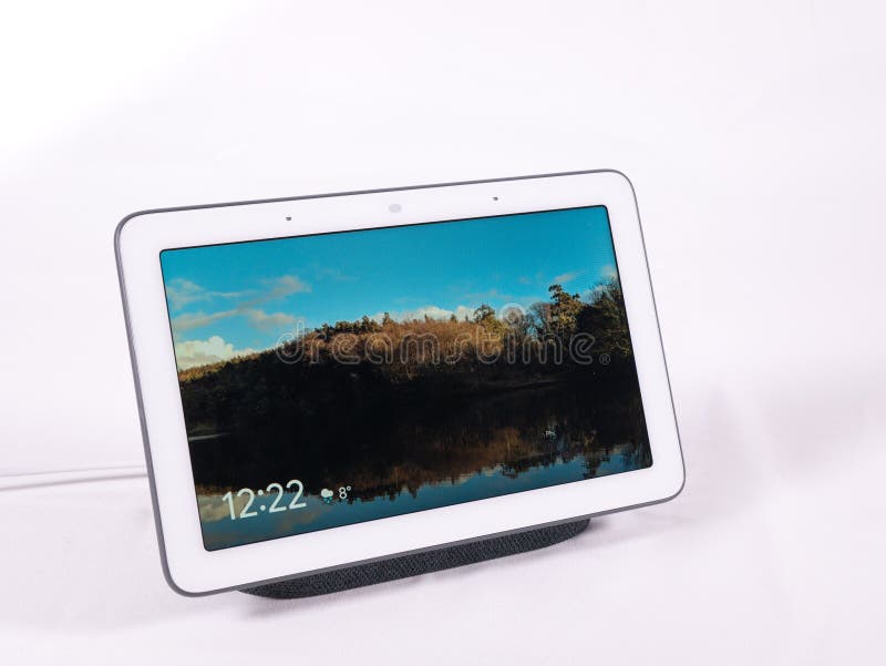 Touch Screen Smart Home Voice Assistant Speaker with Picture and Clock ...