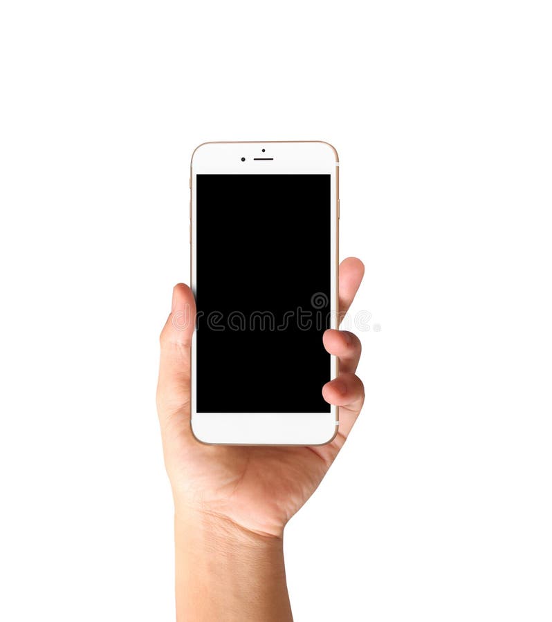 Touch Screen Smartphone in Hand Stock Photo - Image of holding, phone ...