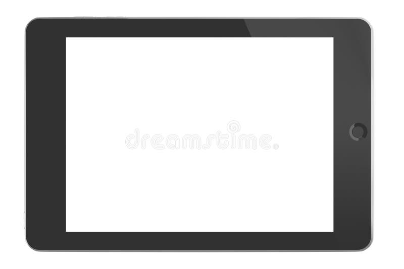 Touch Screen Tablet Computer (3D Render). Stock Photo - Image of tablet ...