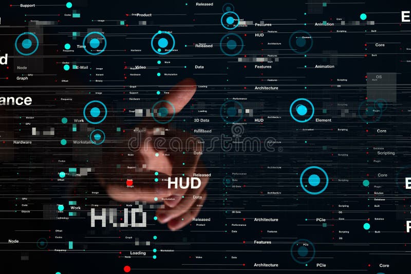 A Touch Screen Technology. Future Modern Touch Screen Technology Stock ...