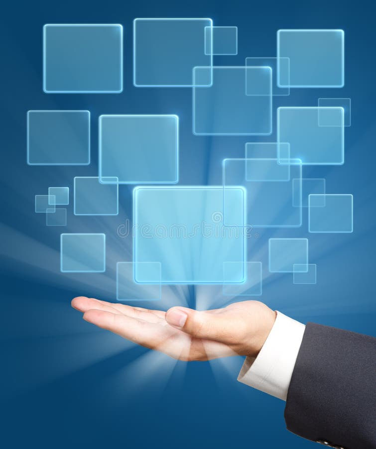 Touch Screen with Transparent Stock Photo - Image of input, sparkle ...