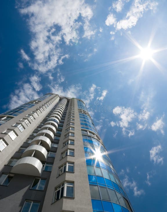 Touch the sky stock photo. Image of exterior, tall, mirrored - 5337970