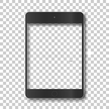 Tablet Body Screen Frame Transparent Background Stock Illustrations – 4 ...