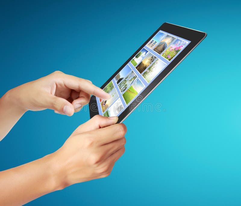 Touch Tablet Concept Images Streaming from Stock Photo - Image of phone ...