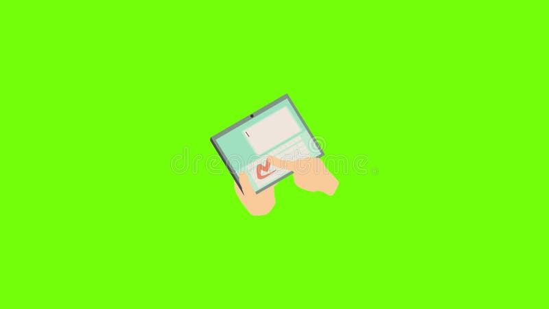 Touch phone icon animation stock video. Video of isolated - 217968493